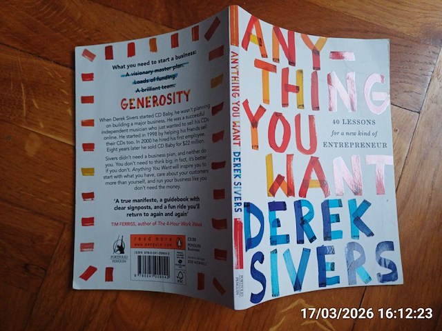 DEREK SIVERS, ANY-THING YOU WANT