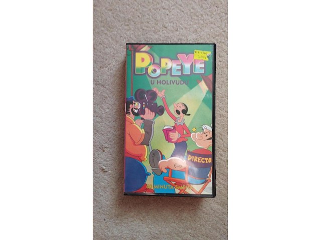 Popaj u Holivudu - Sinhronizovani crtani film VHS