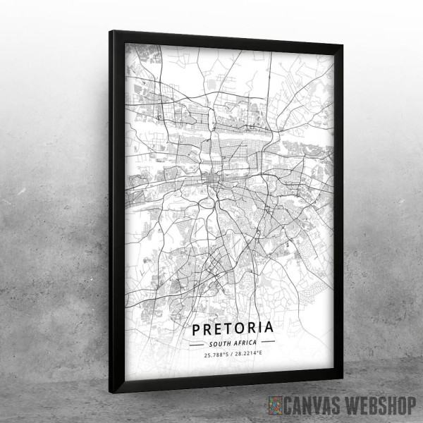 Pretorija mapa - white