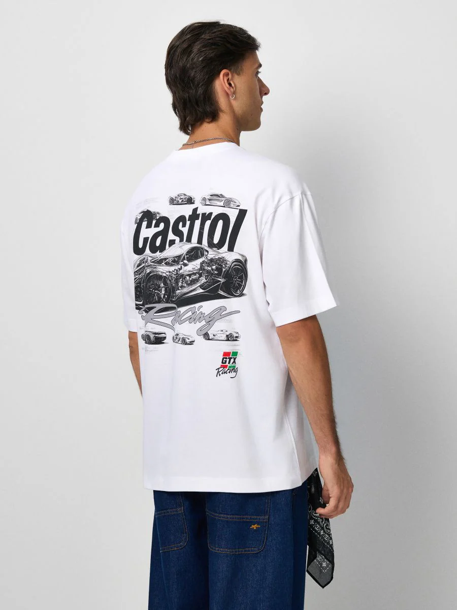 Majica sa printom Castrol Racing
