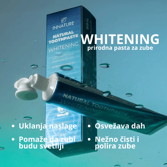 WHITENING prirodna pasta za zube sa bromelainom i ekstraktom limuna 100 ml