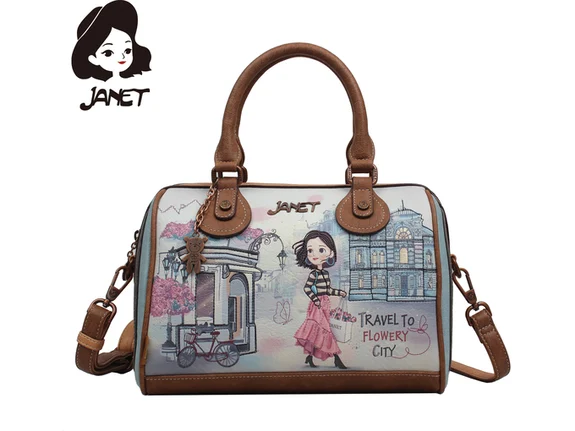 Janet Damska tašna Flowery City J-087A