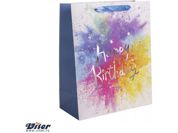 Viter Kesa happy birthday in spilled paint