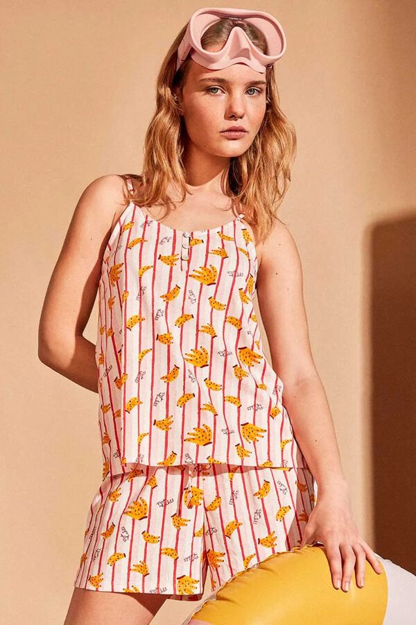 Pyjama mit Frucht-Print FRIDA