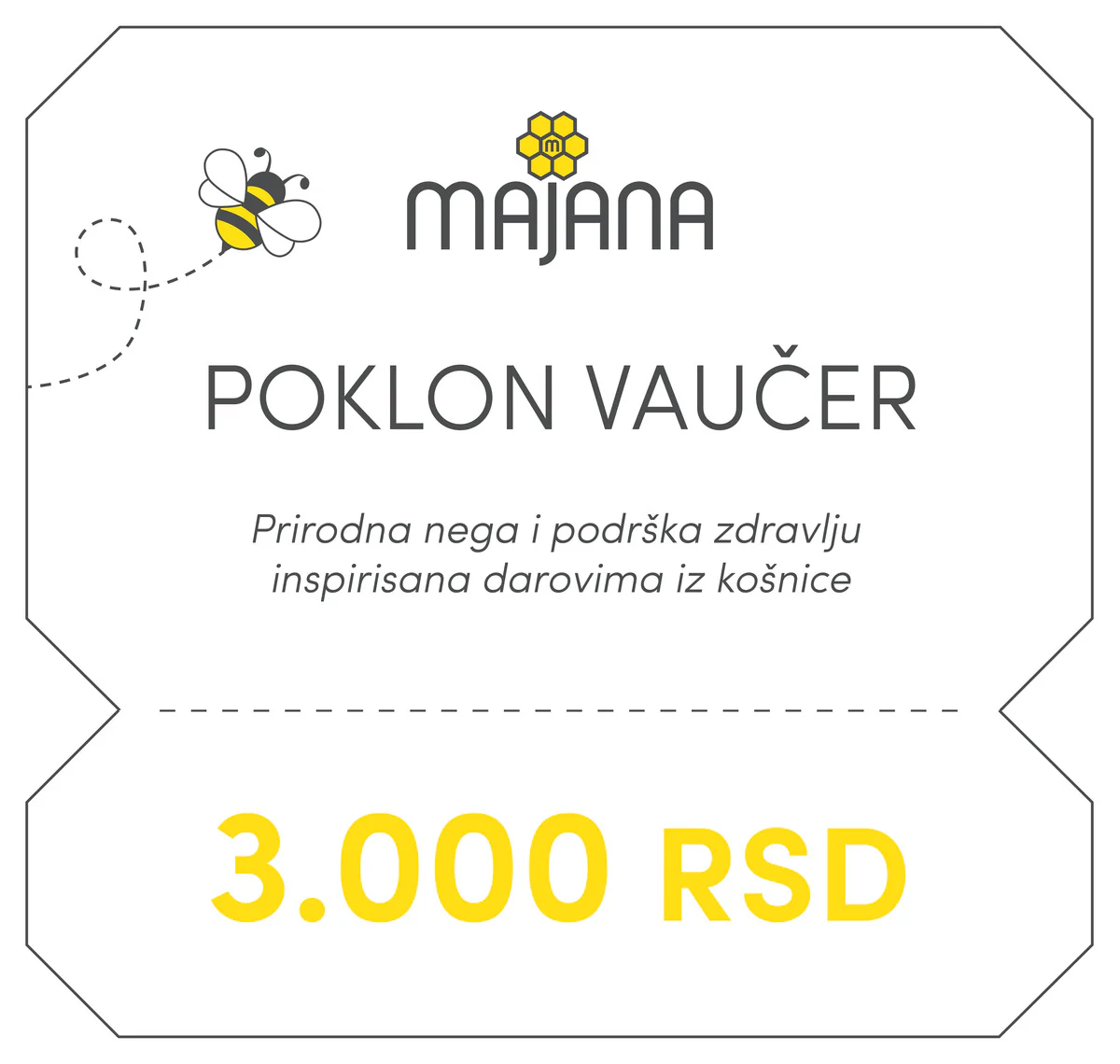 Poklon vaučer 3000 rsd