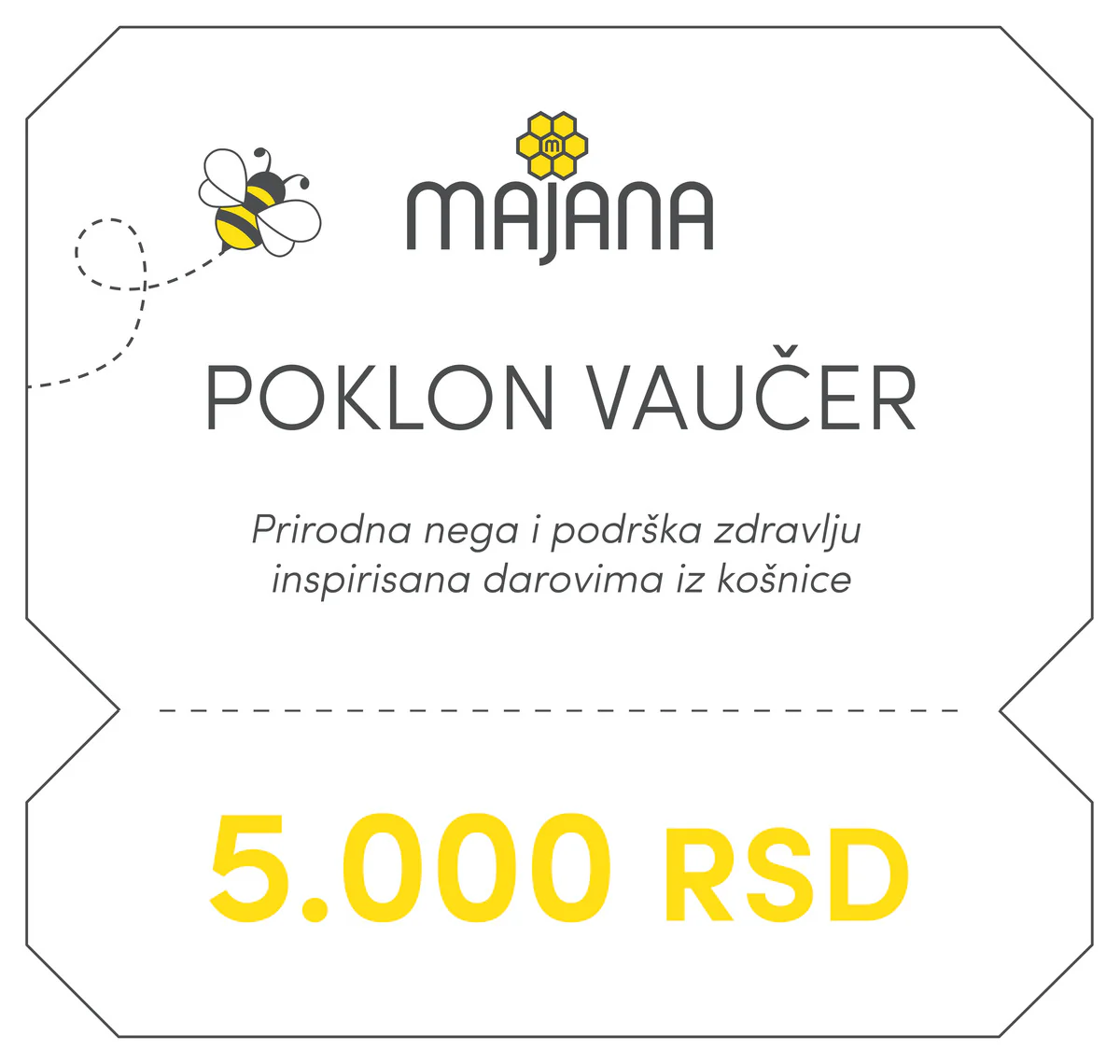 Poklon vaučer 5000 rsd