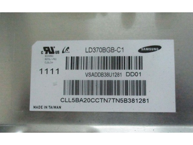 LED Panel 37`,LD370BGB-C1 za  Samsung-UE37D5700