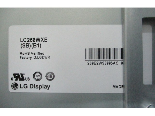 LCD Panel 26`,LC260WXE(SB)(B1)za Philips–26PFL3606H/12