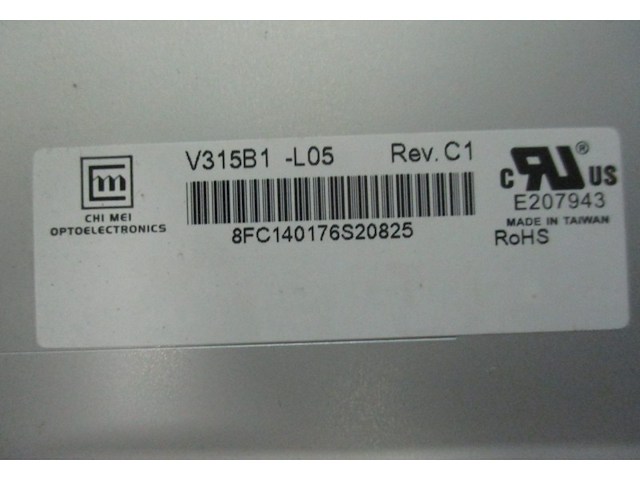 LCD Panel 32`,V315B1–L05 Rev.C1 , Philips–32PFL3512D/12