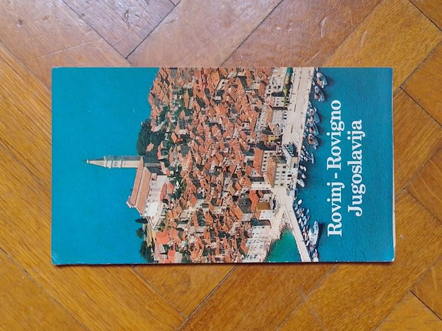 Mapa Rovinj - Rovigno, Jugoslavija