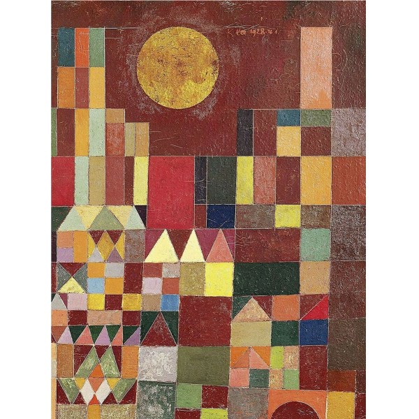 Ravensburger puzzle (slagalice) - 300pcs Paul Klee: Zamak i Sunce RA14844