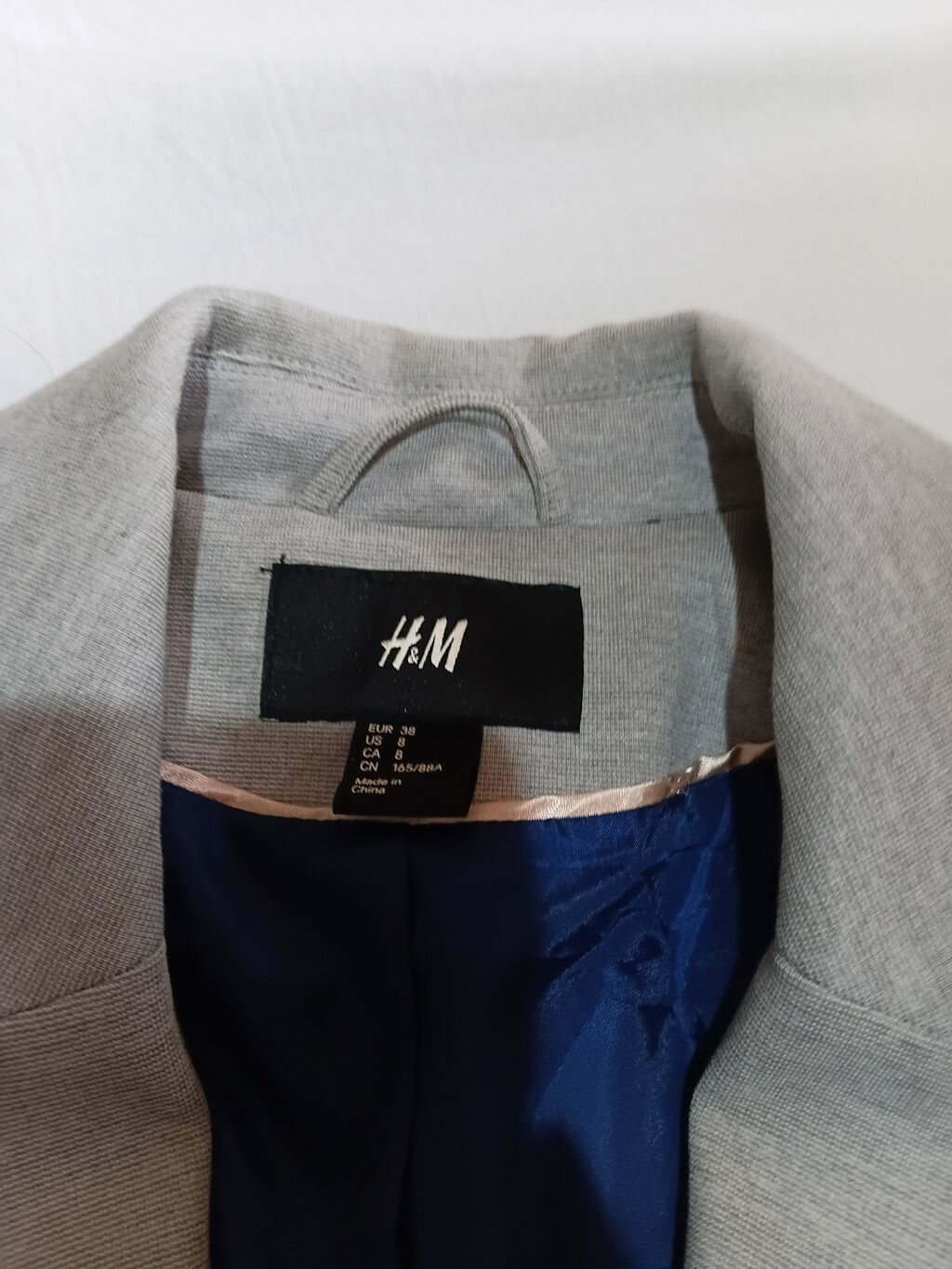 H&M ženski blejzer, veličina s - Boja: svetlosiva spolja, postava