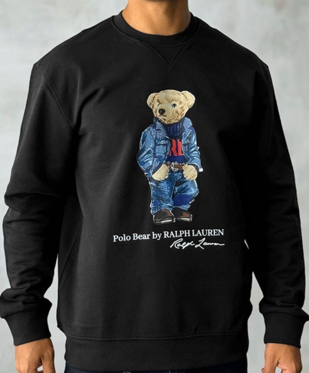 Muški duks sa okruglim izrezom – Polo Bear by Ralph Lauren extra