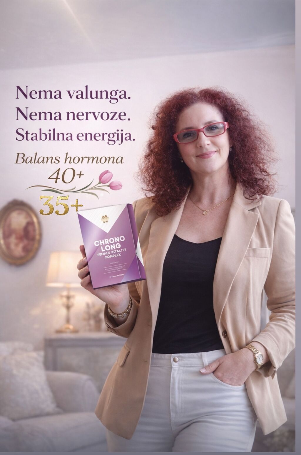 CHRONO LONG Female Vitality Complex – suplement za balans hormona 35+