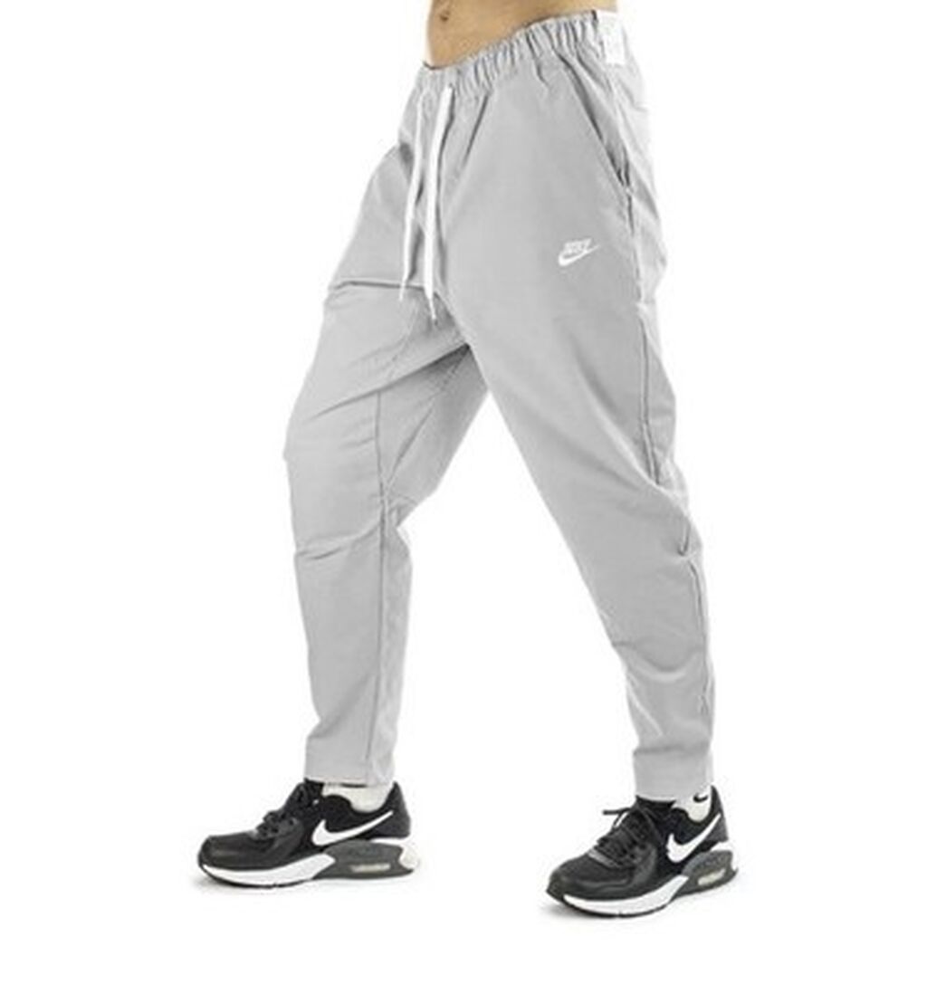 NIKE Club Woven Tapered Leg Pants Standard Fit Grey vel.M,L