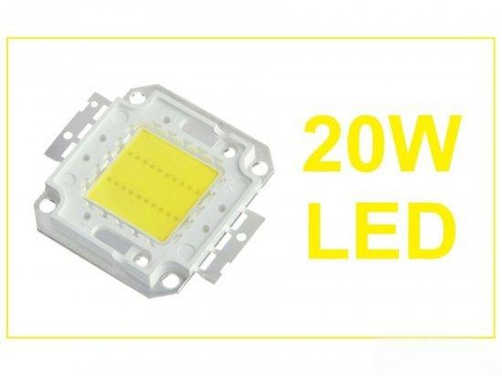 COB LED čip 20W – visoka svetlosna efikasnost za projektore
