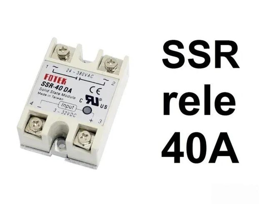SSR rele FOTEK SSR-40DA – 40A - Tip: Solid State Relay