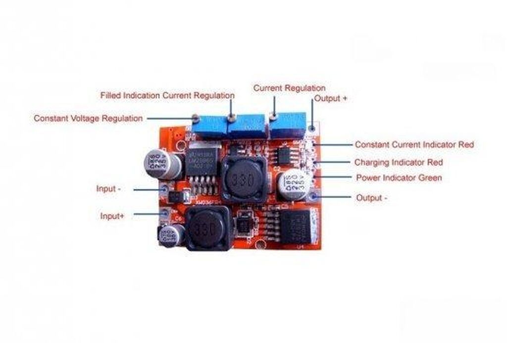 DC-DC step-up/step-down pretvarač sa ograničenjem struje – 2A Opis