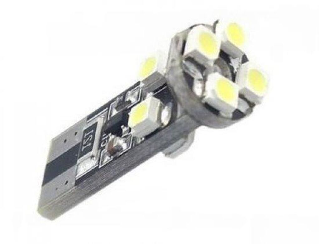 LED sijalica T10 W5W – CANBUS, 8 SMD dioda Opis: - Tip grla: T10