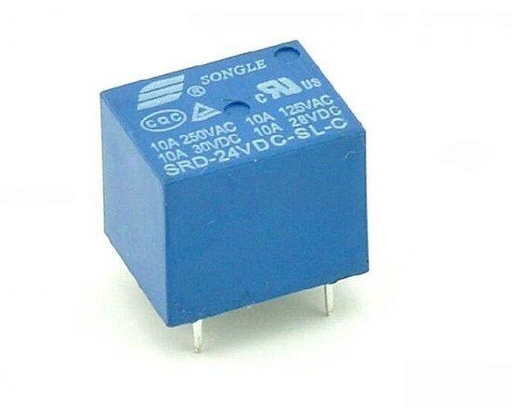 Relej Songle SRD-24VDC-SL-C – 24 V DC, 10 A - Tip: elektromehanički