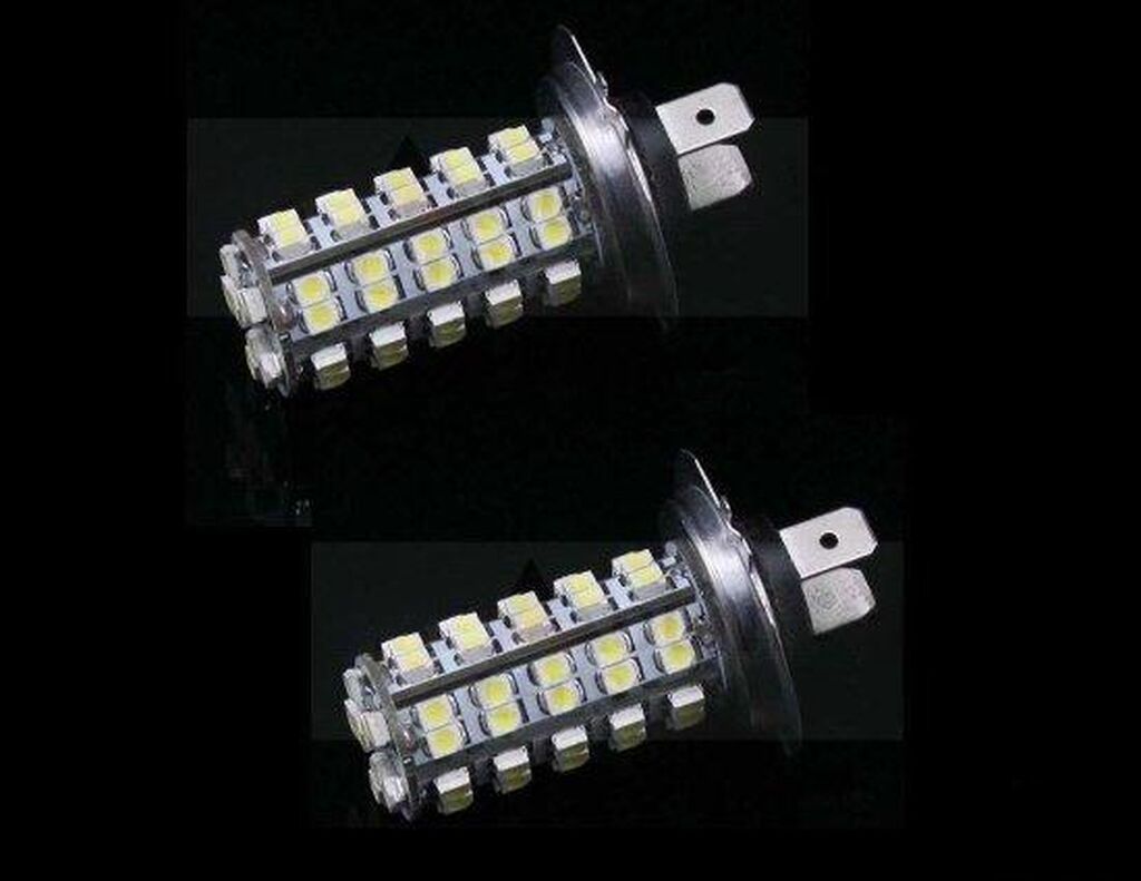 H7 LED sijalice – set 2 komada, 68 SMD čipova po sijalici - Tip grla