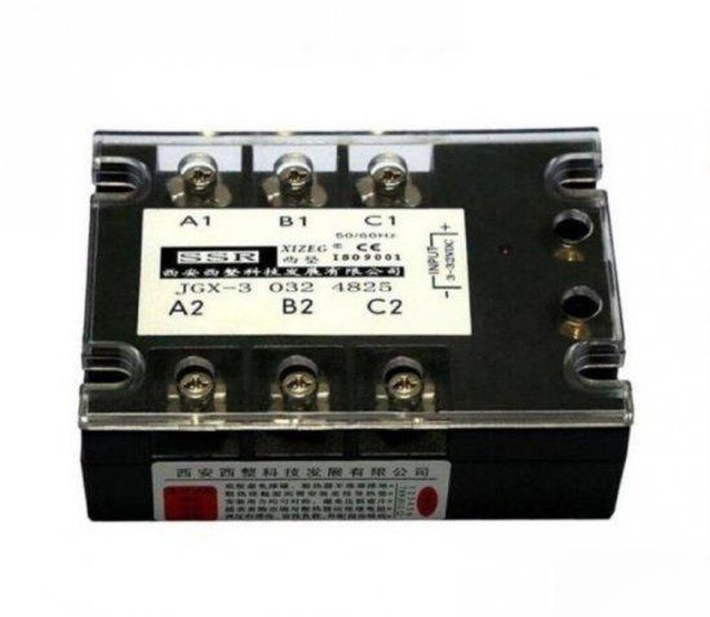SSR rele za tri faze – 40 A - Tip: trofazni SSR (solid state relay) -