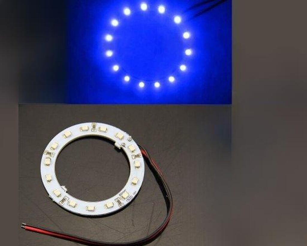 LED prstenasti modul – plavo svetlo - Tip: SMD LED prsten - Boja
