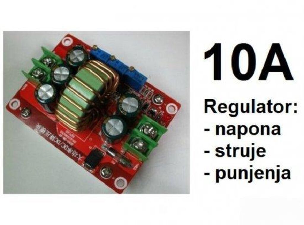 DC-DC step-down (buck) modul – regulator napona/struje/punjenja, 10A