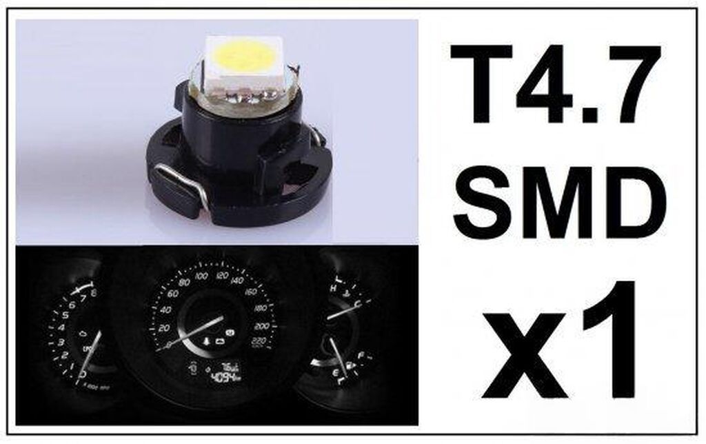 T4.7 SMD LED sijalica za osvetljenje instrument table (x1) - Tip