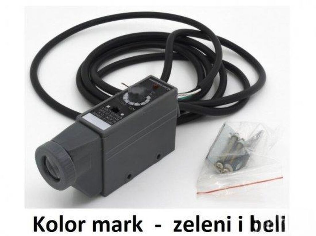 Kolor mark senzor – detekcija zelene i bele boje Industrijski