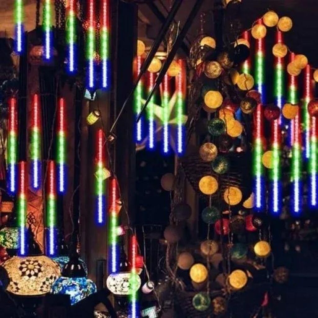 LED meteor svetla – viseće „kapi kiše” RGB - Tip: dekorativne LED