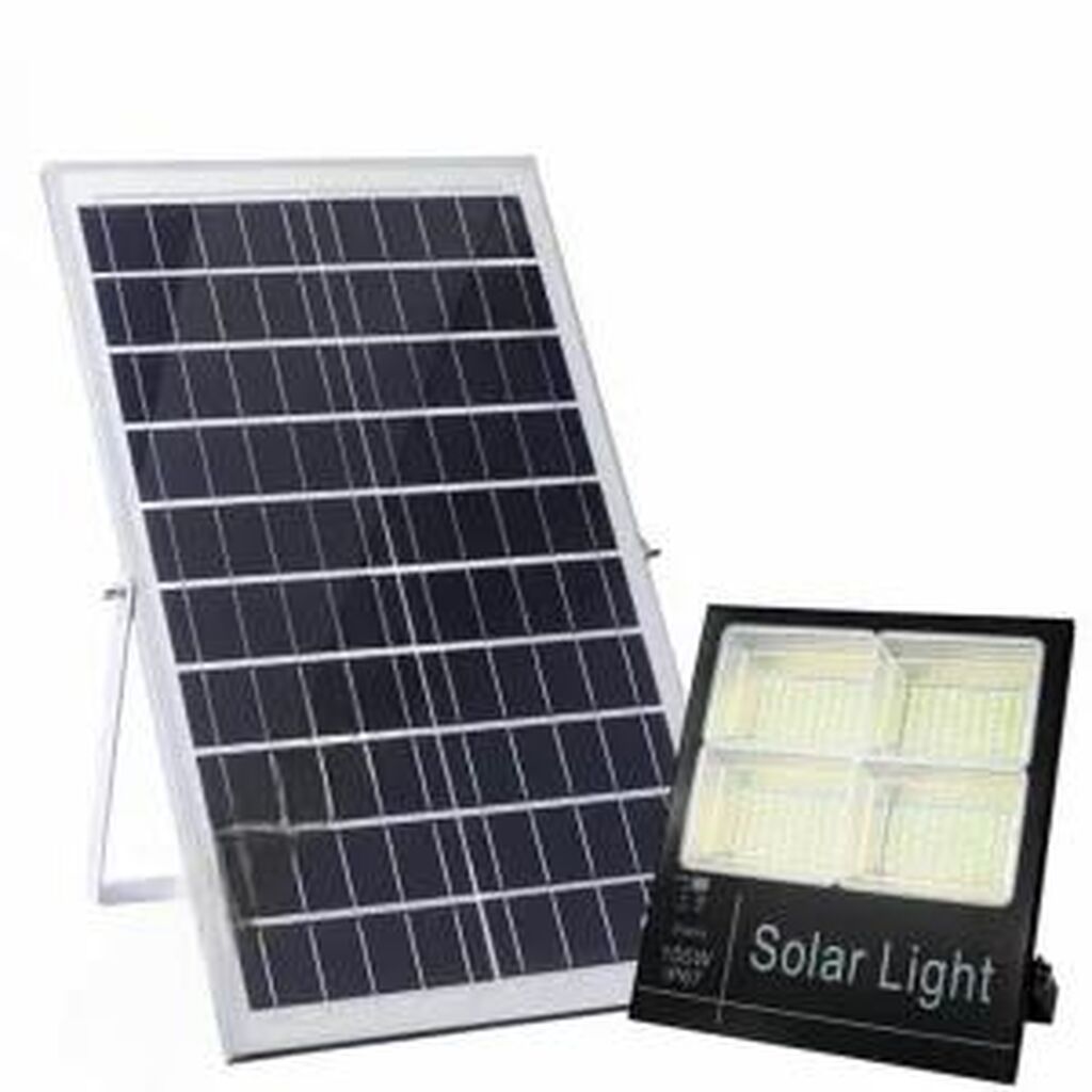 Solarni LED reflektor sa solarnim panelom i daljinskim upravljačem -