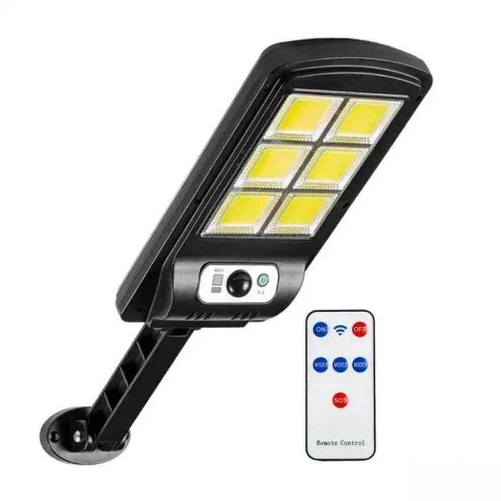 Solarna LED ulično/baštenska lampa sa daljinskim upravljačem - Jaka