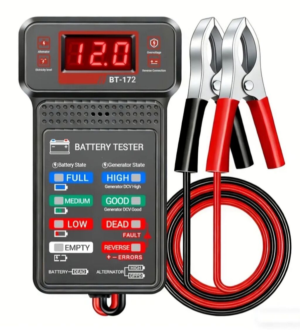 ANENG BT-172 digitalni tester akumulatora i sistema punjenja (12 V) -