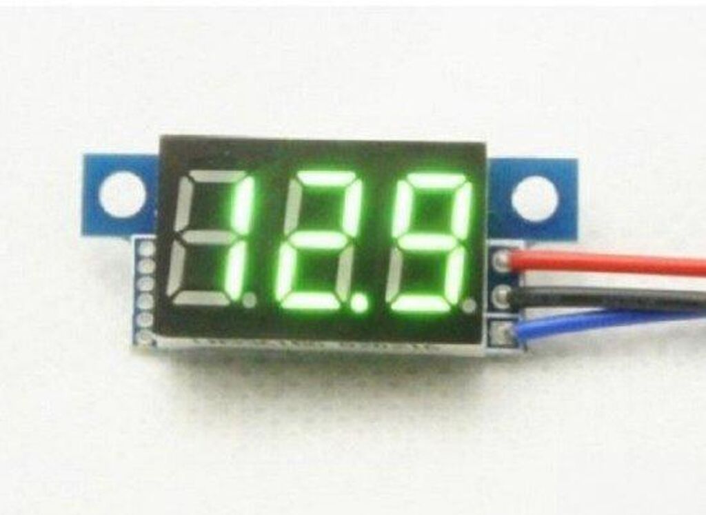 Mini LED voltmetar za jednosmerni napon do 30V - Opseg merenja: DC