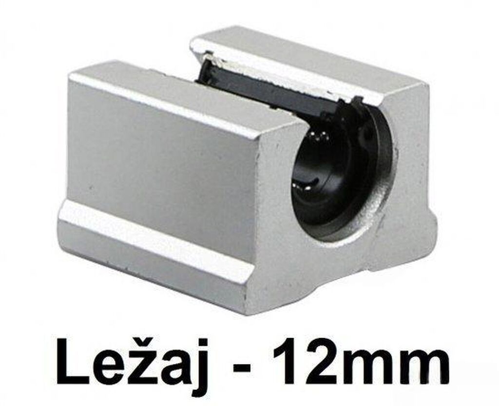 SBR linearni klizni ležaj – 12 mm (model SBR12UU) - Tip: kućišni