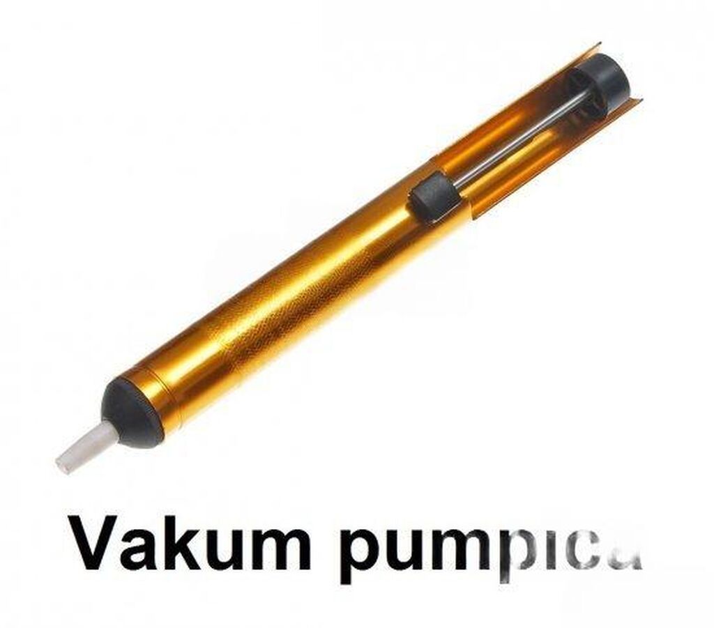 Vakum pumpica za skidanje kalaja (desoldering pumpa) - Ručna vakum