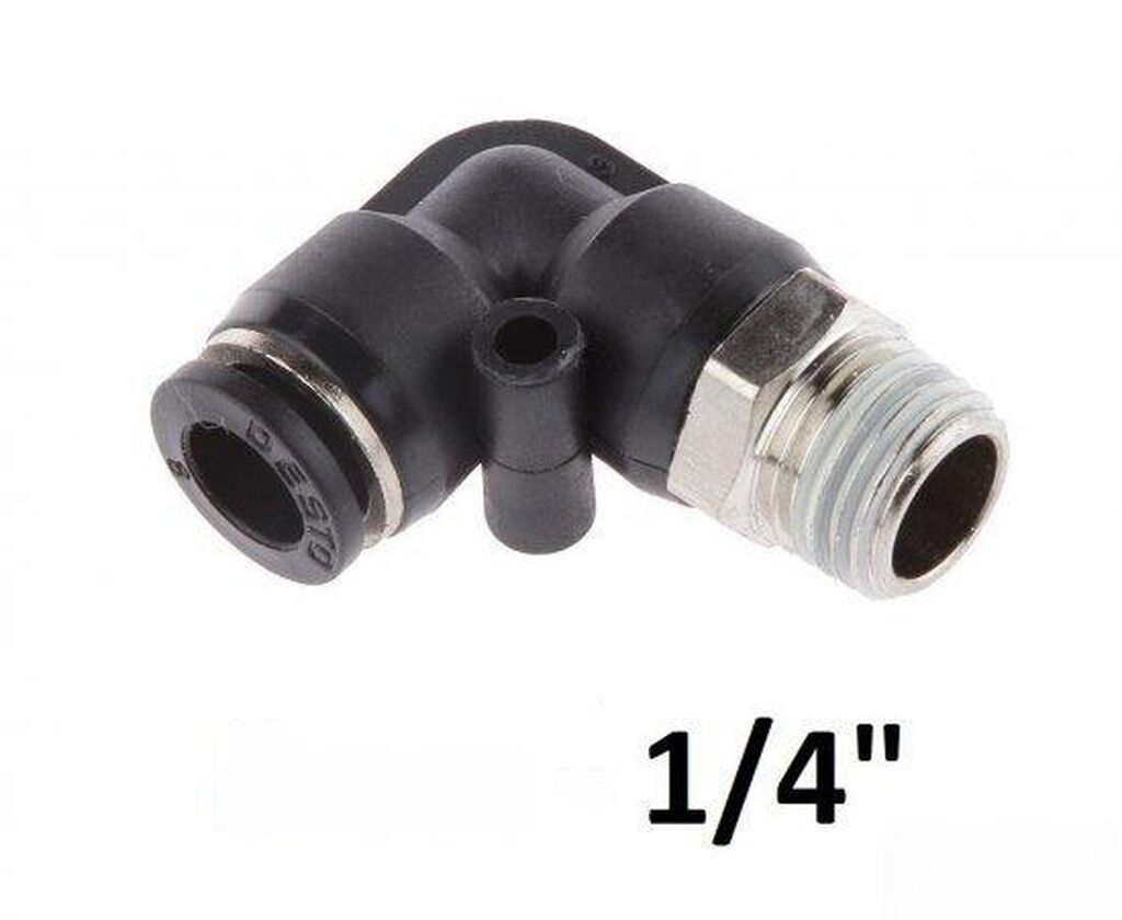 Pneumatski L-fitting (koleno) sa brzim priključkom – 1/4" - Tip: PL-G