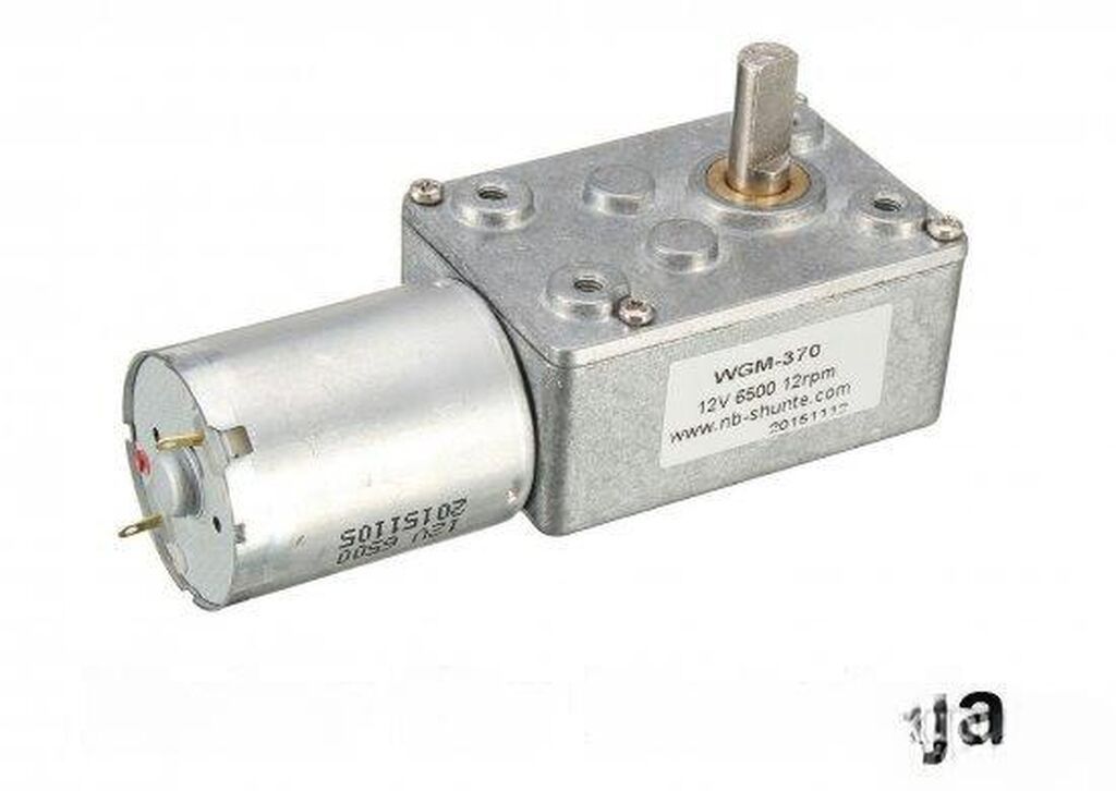 Precizni DC motor sa reduktorom – model WGM‑370 Ključne