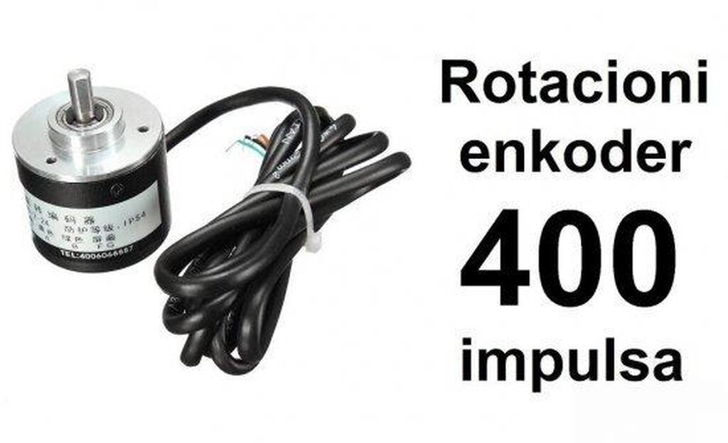 Rotacioni enkoder – 400 impulsa po krugu - Tip: inkrementalni