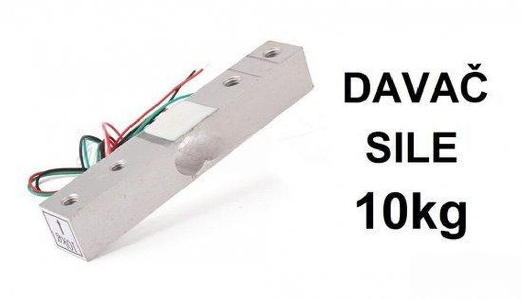 Davač sile (load cell) 10 kg – aluminijumski, zatezni/savitljivi tip