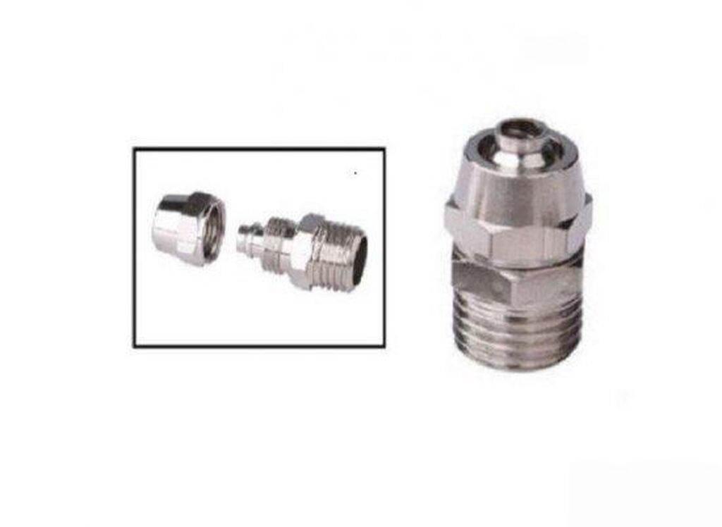 Metalni priključak za crevo 8/6 mm na 1/8" navoJ - Tip