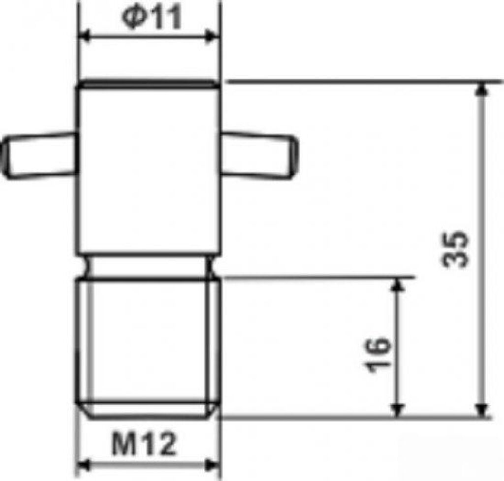 Termopar s navojem M12 za dizel grejače (Eberspächer/Webasto tip) -