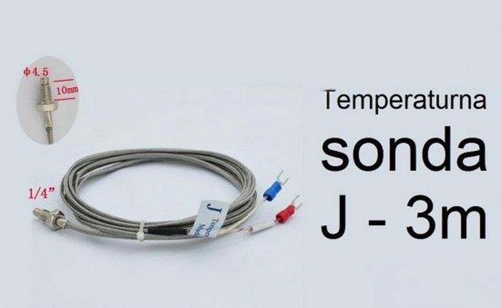 Temperaturna sonda tip J – dužina 3 m - Termopar J