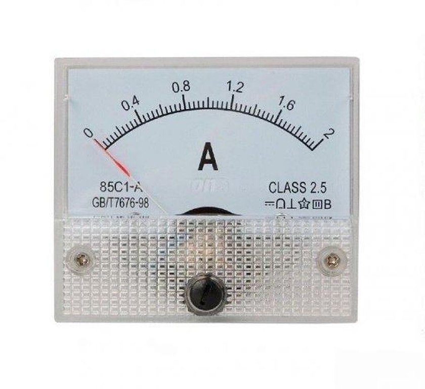 Analogne panelne instrument – ampermetar za jednosmernu struju 2 A -