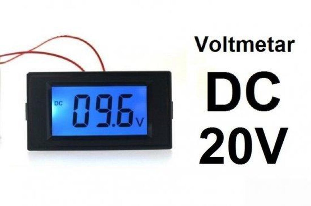 Digitalni DC voltmetar do 20V - Opseg merenja: 0–20 V DC -