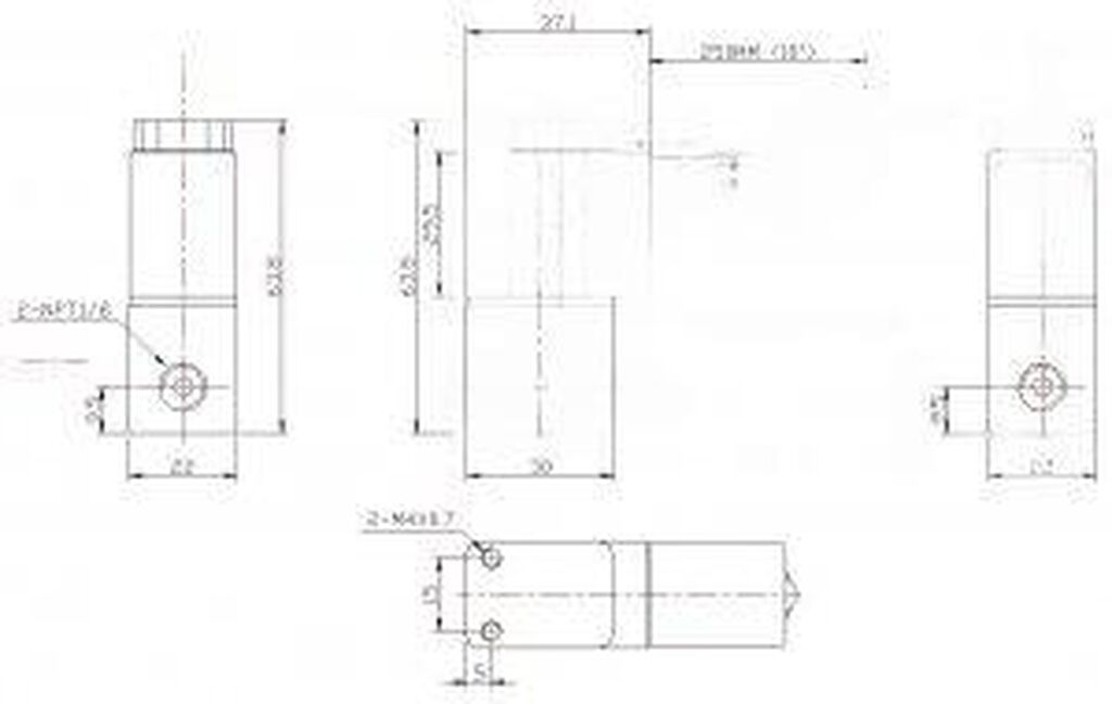 Elektromagnetni ventil Airtac 24V – 1/0 Opis: - Tip: mini