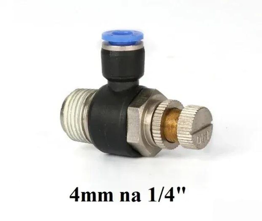 Pneumatski regulator protoka (throttle/needle ventil) – priključak 4