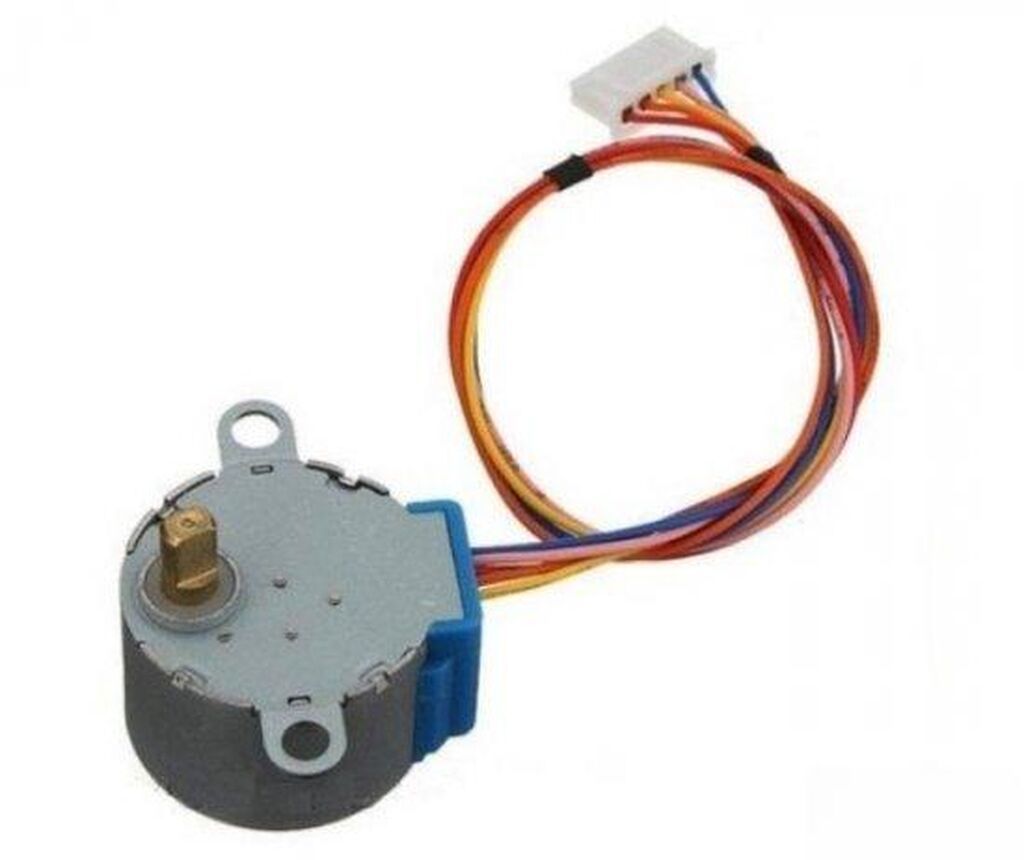 Stepper motor 28BYJ-48 sa kablom i 5‑pin konektorom Opis: -