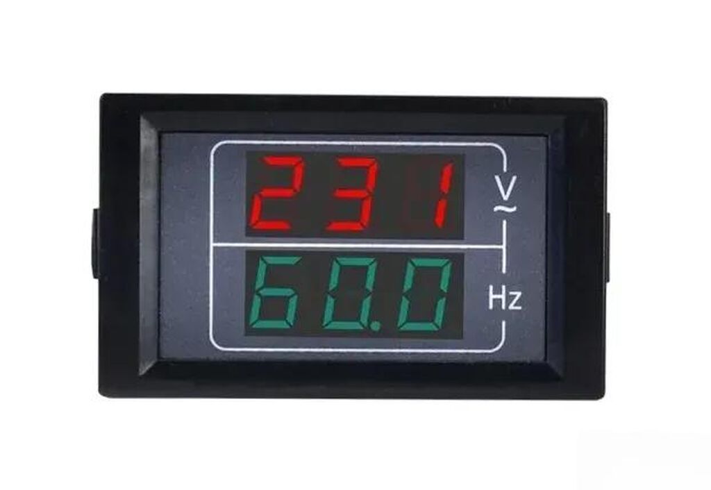 Digitalni panel voltmetar/frekvencmetar PDM-6065VF - Dvostruki LED